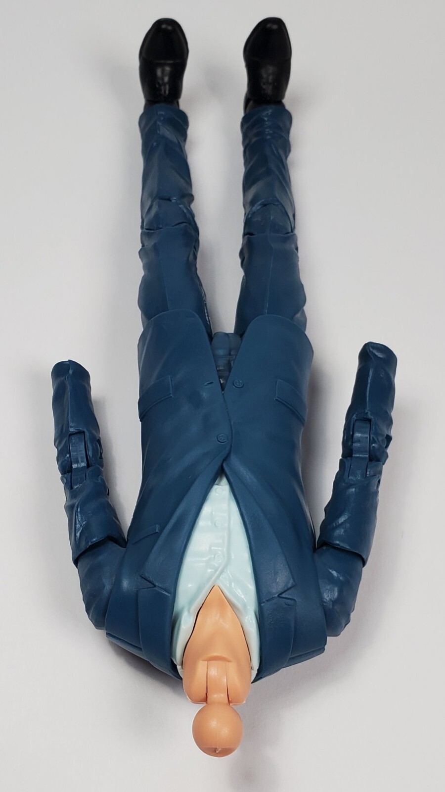 MARVEL LEGENDS BLUE SUIT BODY ONLY OPEN COLLAR MALE CUSTOM KITBASH ...