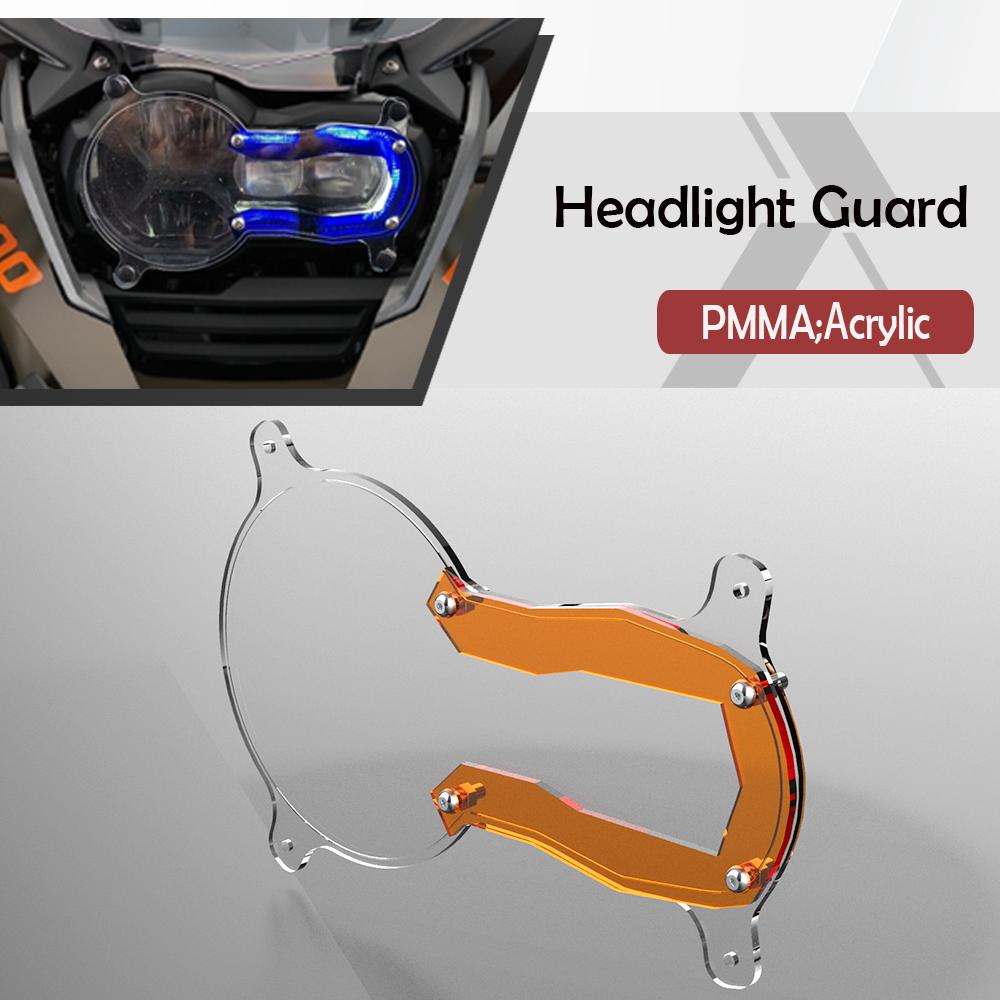 Orange Motorcycle Headlight Guard For BMW R1200GS Adventure 14-19 ...