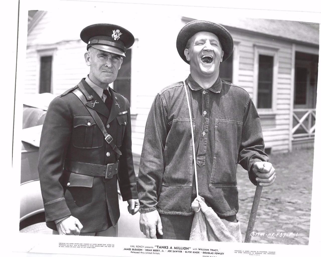 James Gleason Noah Berry, Jr "Tanks A Million" 1941 Vintage Movie Still ...