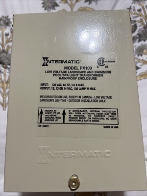INTERMATIC PX100 12-14V 100Watt Low Voltage Transformer | eBay