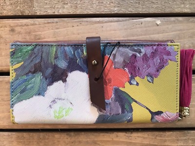 Disaster Designs " 1916 Mustard Floral " purse | eBay