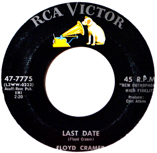 Floyd Cramer Last Date Country Instrumental Original Issue Piano Pop 45 ...