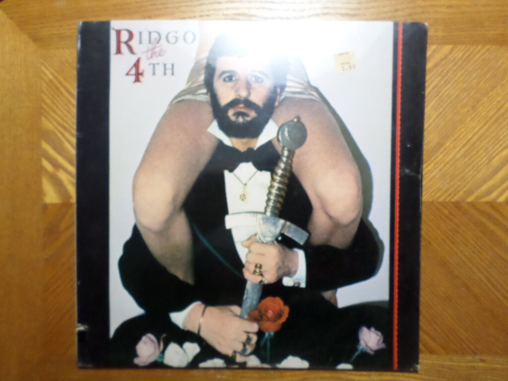 SEALED ATLANTIC LP RECORD/RINGO STARR/ THE 4TH/ BEATLES/ 1977 ORIGINAL ...