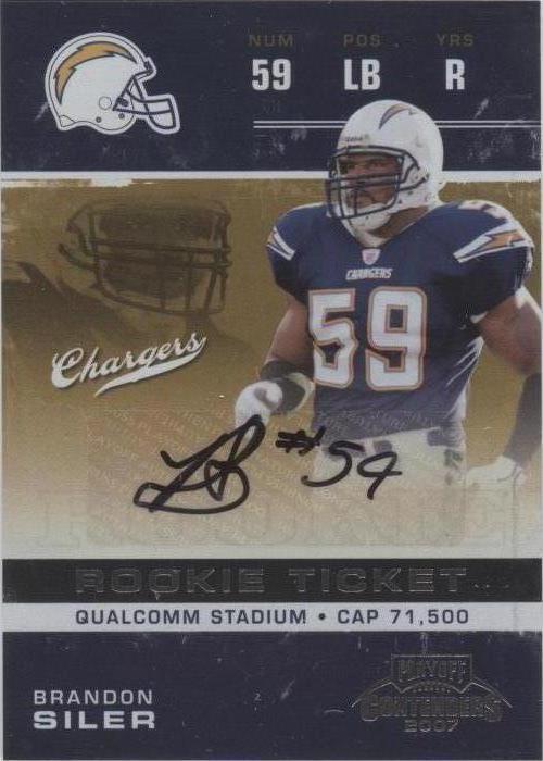2007 Playoff Contenders - Brandon Siler #119 (AU, RC) for sale online ...