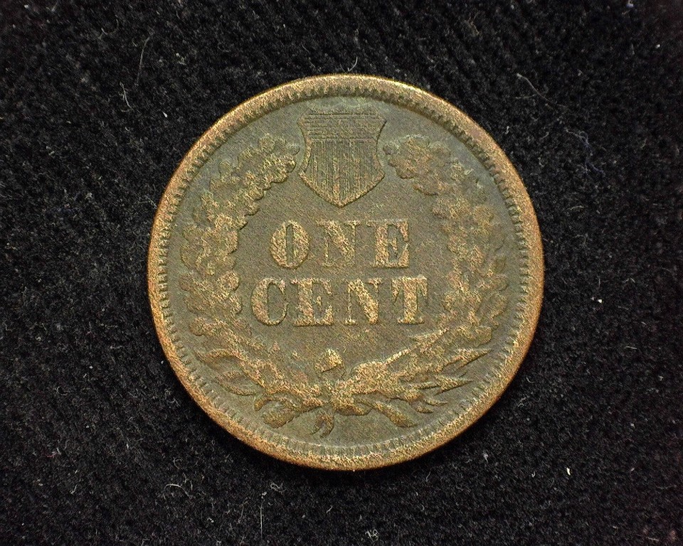 HS&C: 1866 Indian Head Penny/Cent VG Environmental damage. - US Coin | eBay