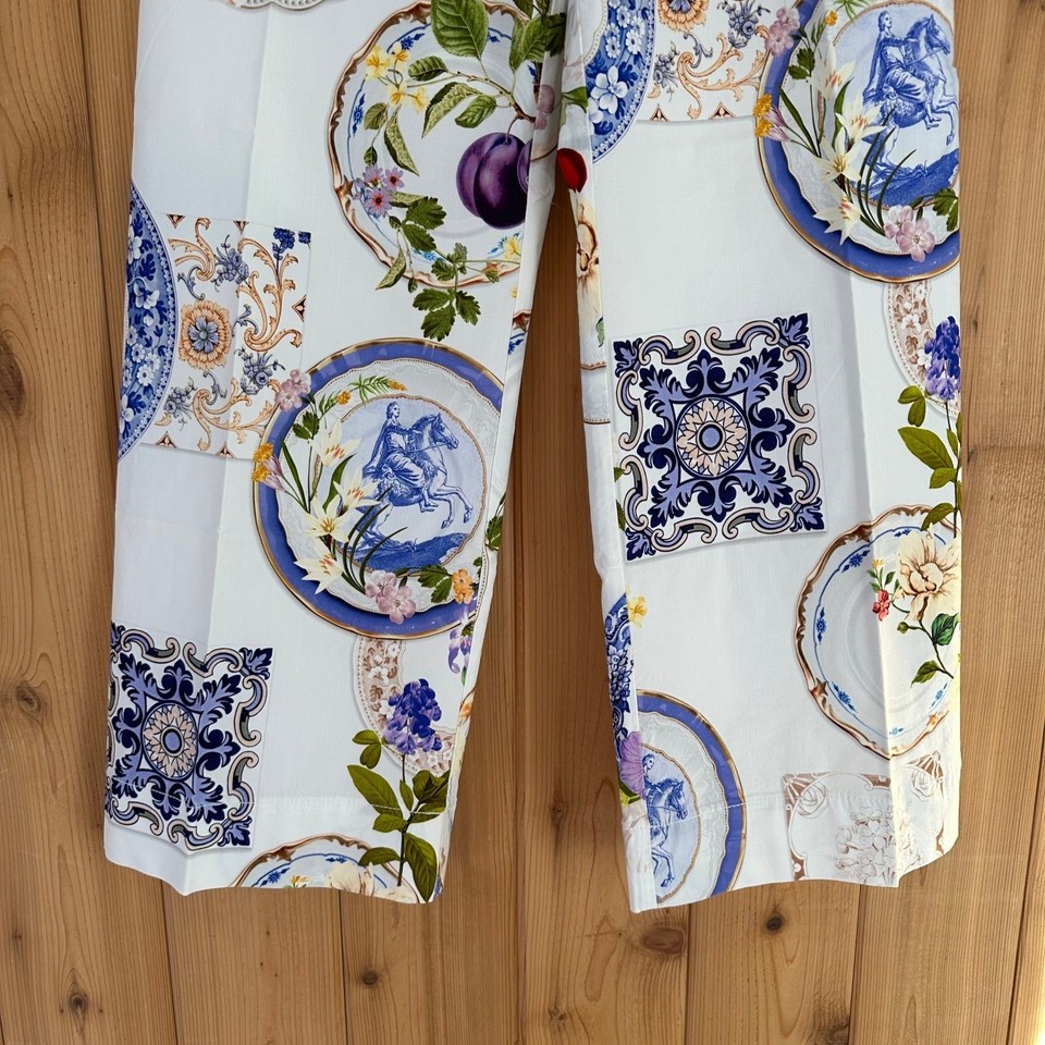 Maeve x Anthropologie The Colette Magic Fabric Crop Wide-Leg Pants Size ...