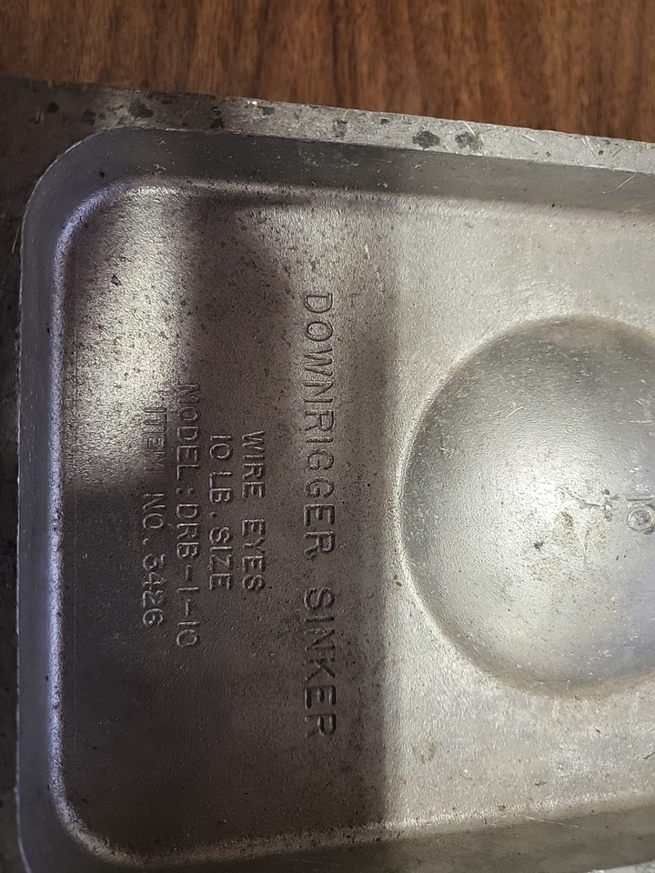 Do-It Molds DRB-1-10 Downrigger Sinke Mold 10lb. | eBay