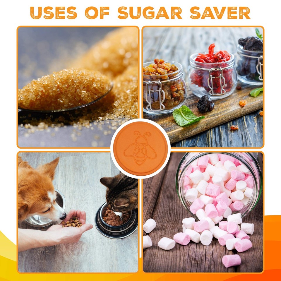 Terracotta Brown Sugar Saver- Brown Sugar Keeper Disc to Maintain Food ...