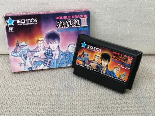 Technos Japan Double Dragon 3 Famicom Software h77_0324 | eBay