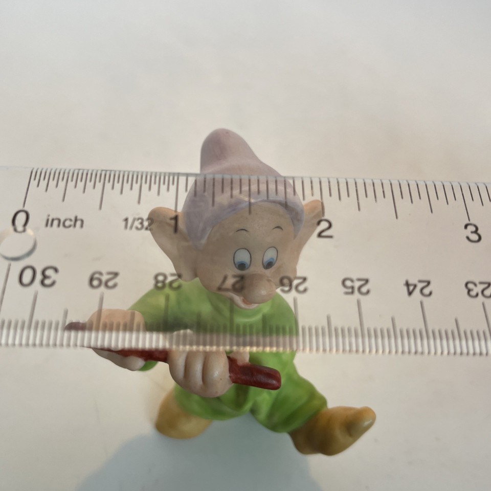 Vintage Disney Dopey Snow White & the Seven Dwarfs Ceramic Figurine Sri ...