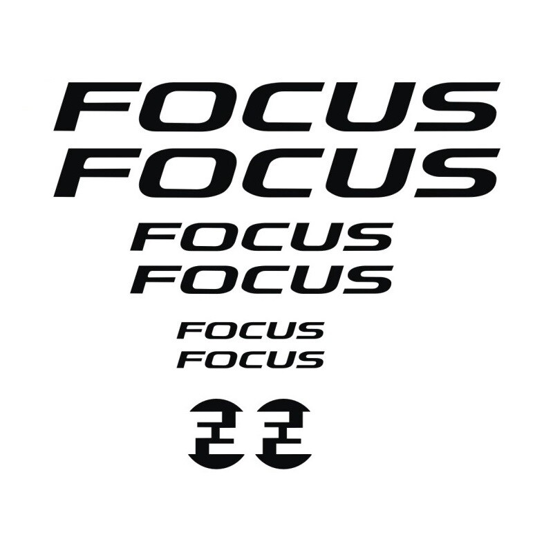Focus Bike Decals Stickers Vinyl Mountain Bike Frame set For Re-spray ...