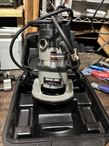 Porter Cable Heavy Duty Router 690LR W/ 1001-T2 Base Hard Case - USA ...