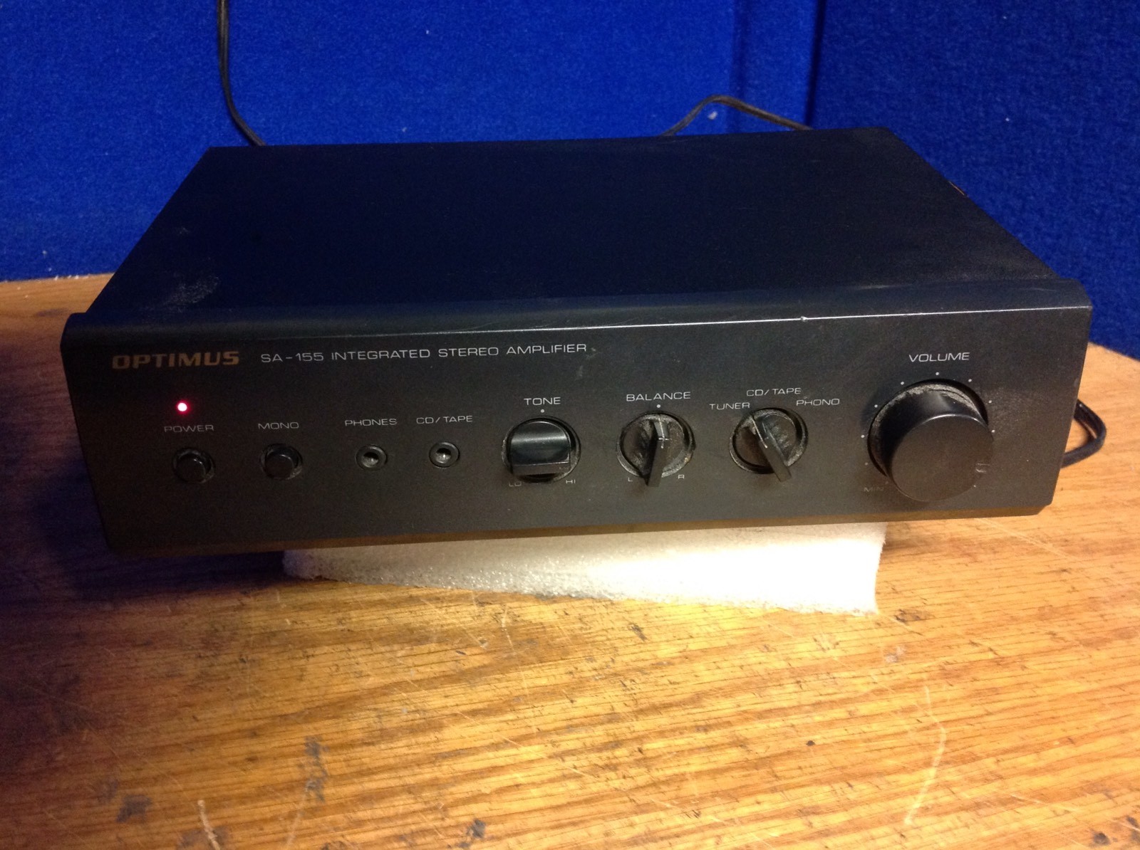 Optimus Integrated Stereo Amplifier SA-155 | eBay