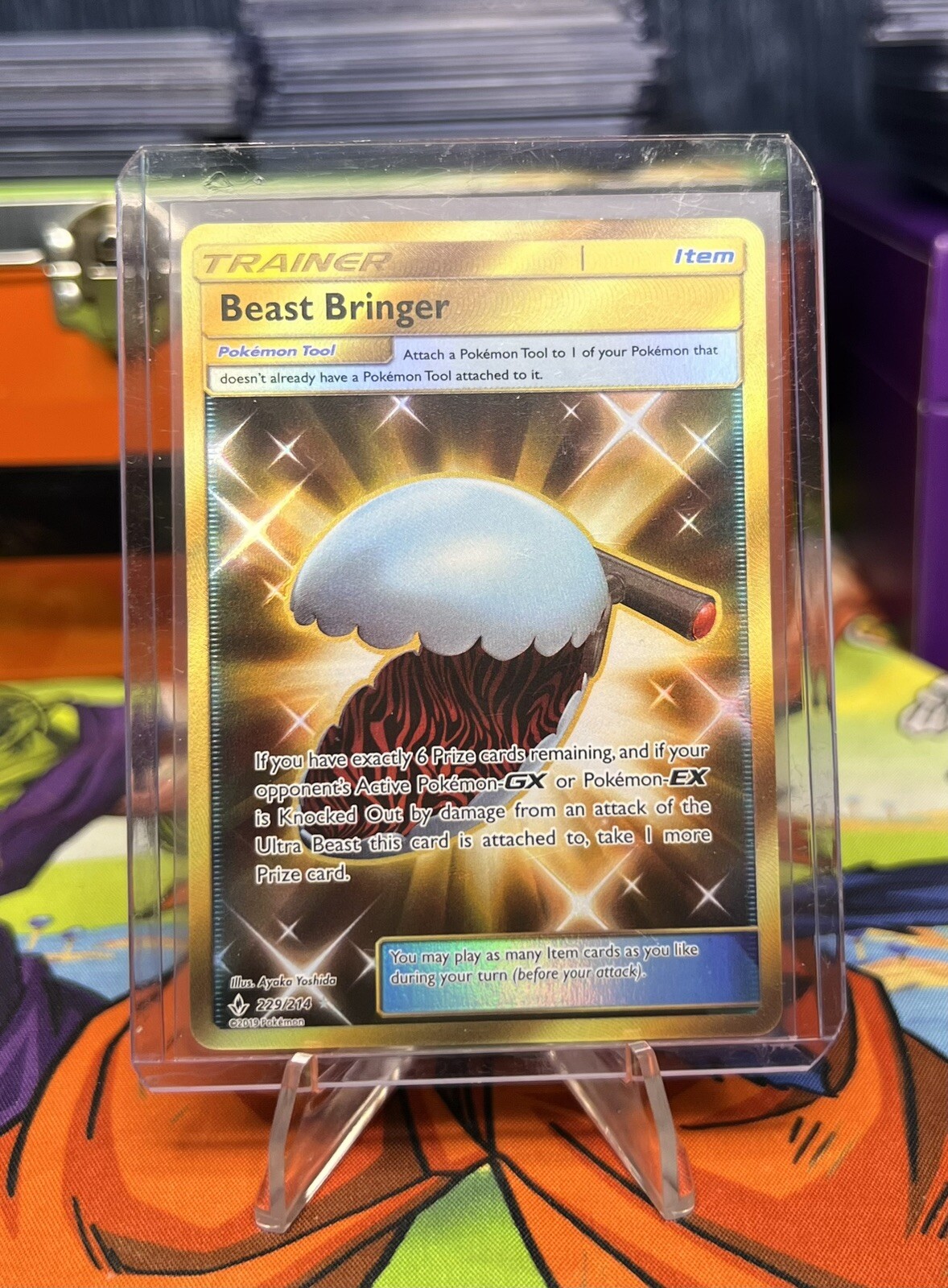 Pok%C3%A9mon+TCG+Beast+Bringer+Unbroken+Bonds+229%2F214+Holo+Secret ...