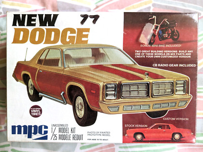 *RARE! "FACTORY-SEALED" *ORIGINAL MPC "NEW DODGE WITH BONUS MINI BIKE ...
