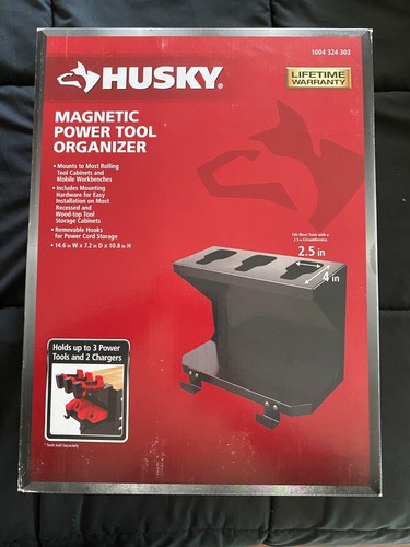 Husky Magnetic Power Tool Organizer, *Mobile Tool Cabinets, Holds 3 ...