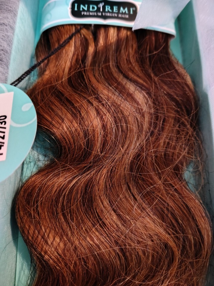 indi remi premium virgin hair ocean wave remi 18" p4/27/30 | eBay