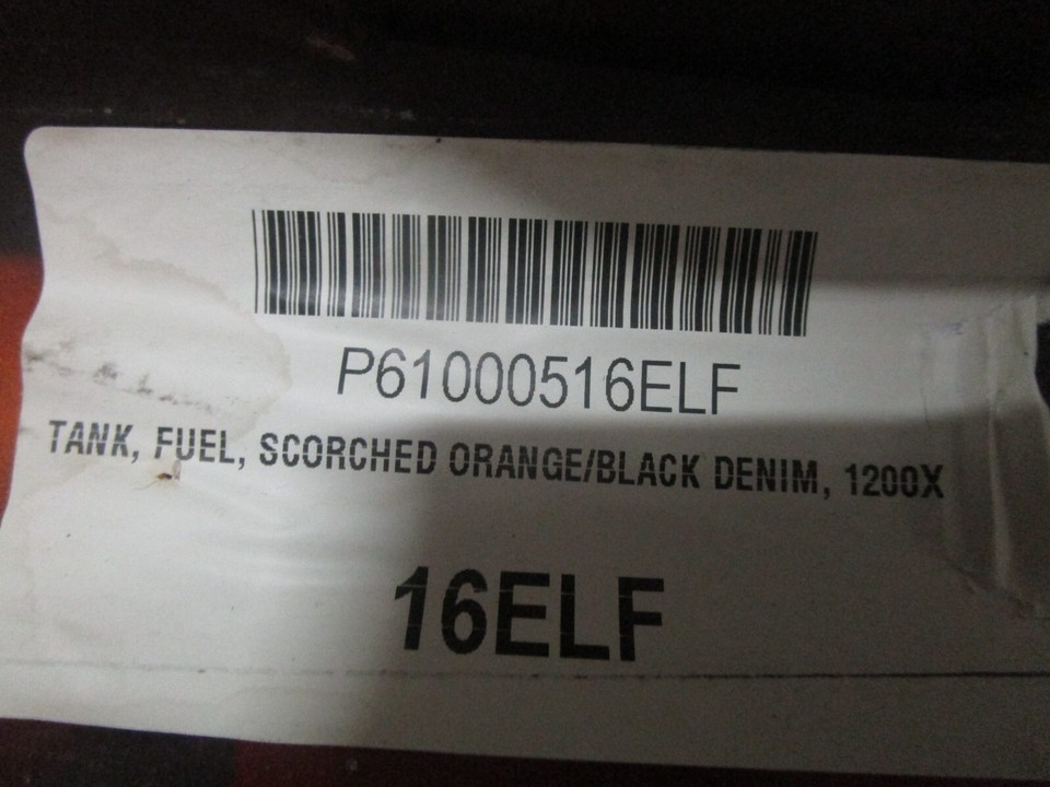 2019 Harley Davidson XL1200X Sportster 48 Gas Tank SCORCHED ORANGE | eBay