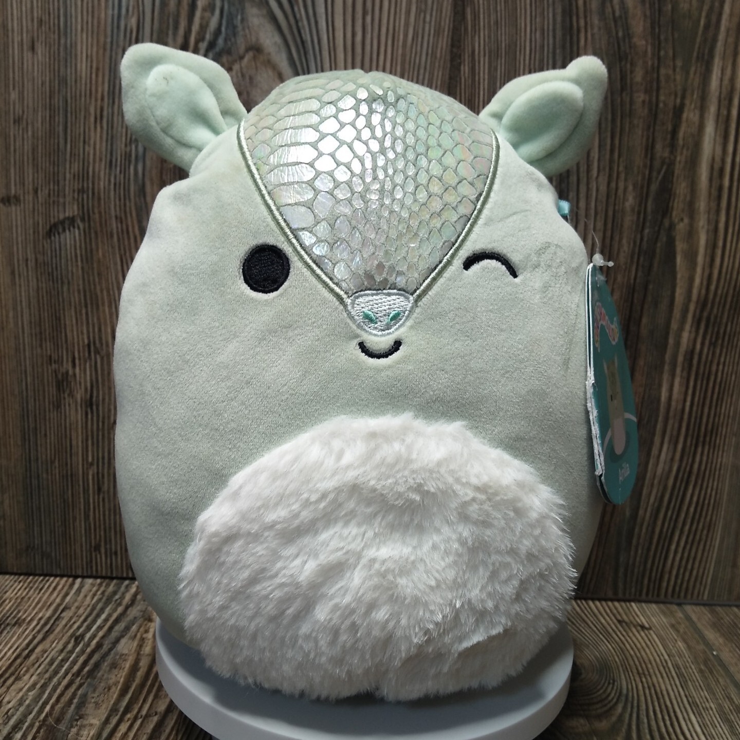 SQUISHMALLOWS Arilla Armadillo 7" Mint Green Wildlife Squad Plush ...