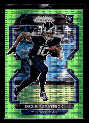 2021 Panini Prizm #366 Dez Fitzpatrick Rookie Neon Green Pulsar Mint+ ...