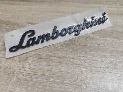 Lamborghini LP560 LP570 Gallardo Huracan Rear Script Glossy Black ...