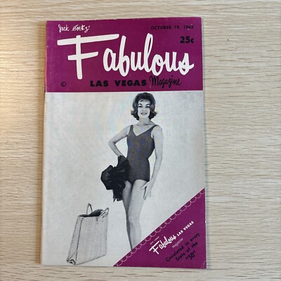 VINTAGE October 1963 Fabulous LAS VEGAS MAGAZINE | eBay