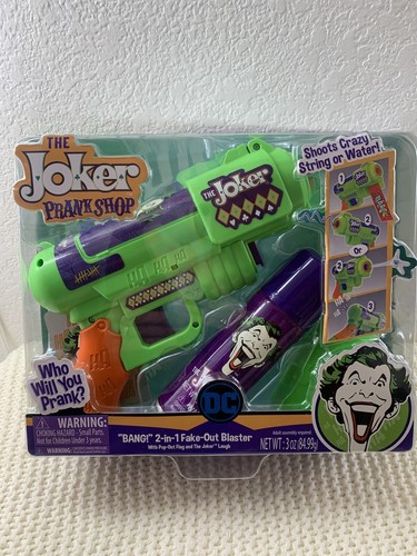 The Joker Prank Shop BANG 2 In 1 Fake Out Blaster Gun With Sound and ...
