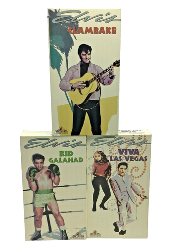 3 Elvis Videos: Viva Las Vegas - Kid Galahad - Clambake (VHS) | eBay
