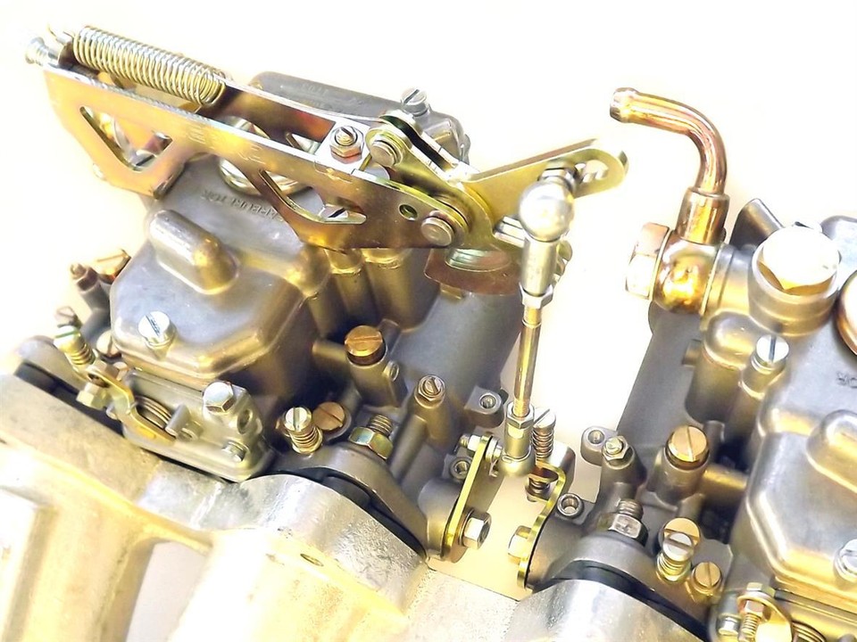 THROTTLE LEVERS LINKAGE for DUAL WEBER DCOE CARBURETOR 38mm extra long ...