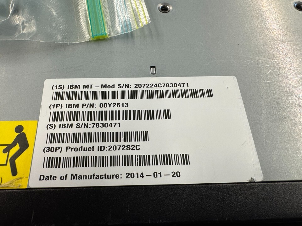 IBM Storwize V3700 00Y2613 - 24 Bay Expansion Array w/Controllers & SAS ...