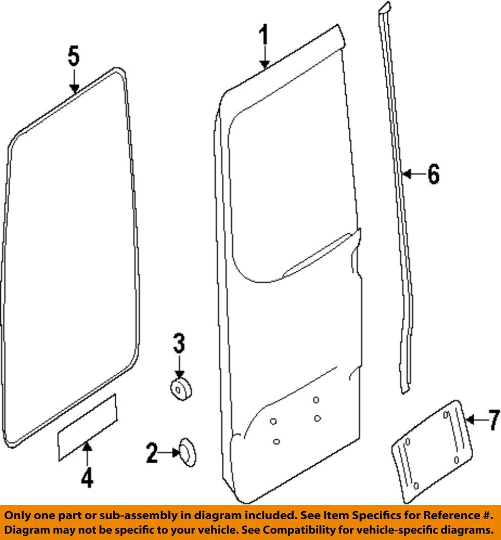 MERCEDES OEM 10-17 Sprinter 2500 Front Door-Door Shell Plug 0039975786 ...