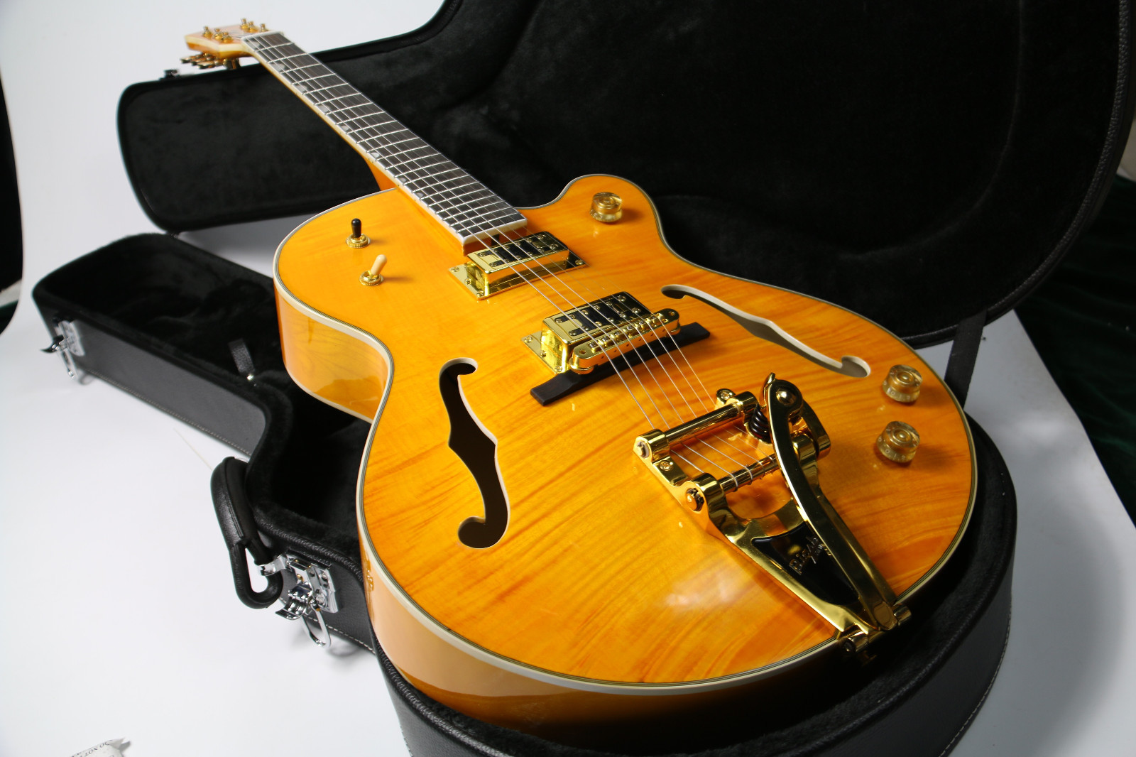 Good Sound Hollow Body Jazz Electric Guitar Gold Hardware JB Bridge | eBay