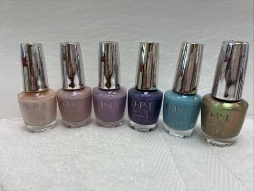 OPI Infinite Shine ISLE 94-E99 Set of 6 Bottles New & Unopened Plus ...