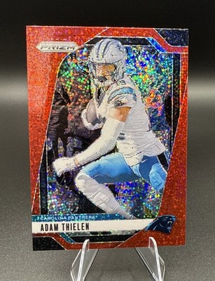 2024 Prizm Red Sparkle Adam Thielen Panthers No 39 | eBay