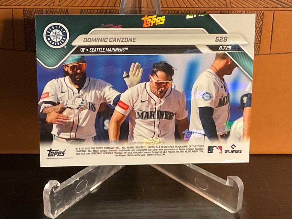 Dominic Canzone, Seattle Mariners - 2025 Topps Now…11th-Inning Walk-Off ...