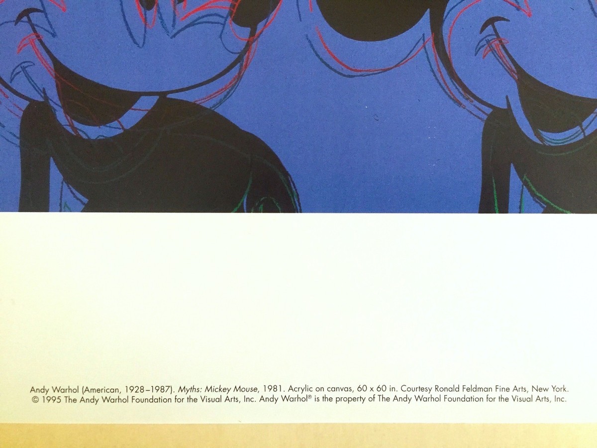 Andy Warhol Ealaín Pop Mickey Mouse Andy Warhol (1928 1987), Quadrant