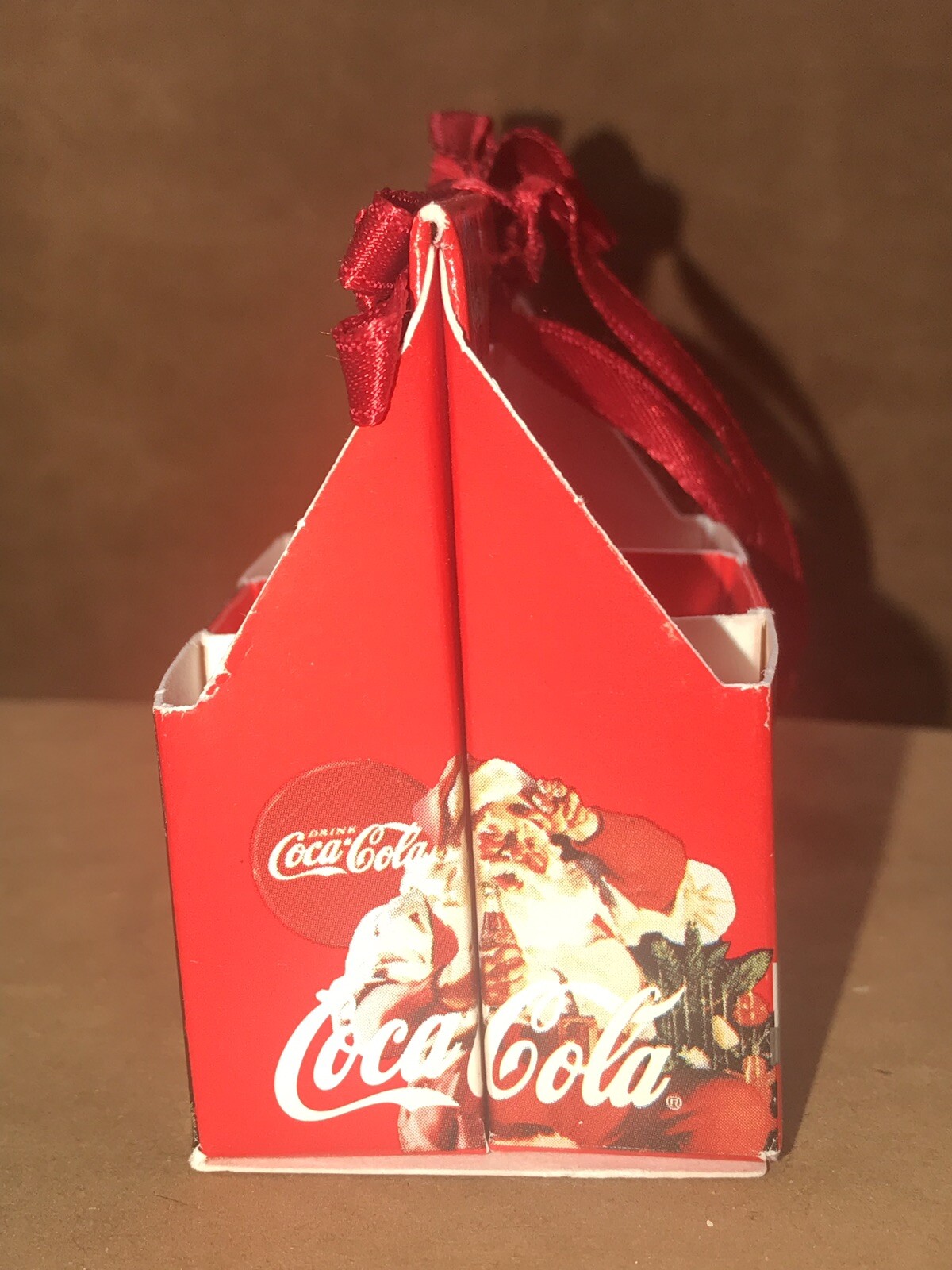 93 94 95 96 Christmas COCA-COLA Mini Miniature Paper Cartons/Carriers 6 ...