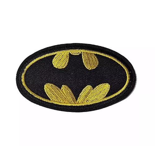 Batman Logo Embroidered Iron On Patch 3.5" x 1.5" | eBay