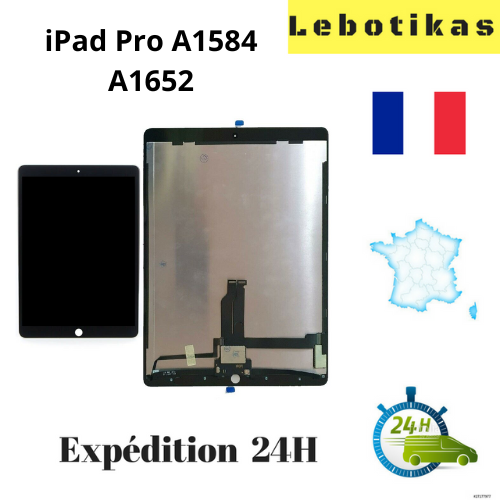 Ecran Complet Vitre Tactile + LCD Noir Pour Apple IPad Pro 12.9" A1584 ...