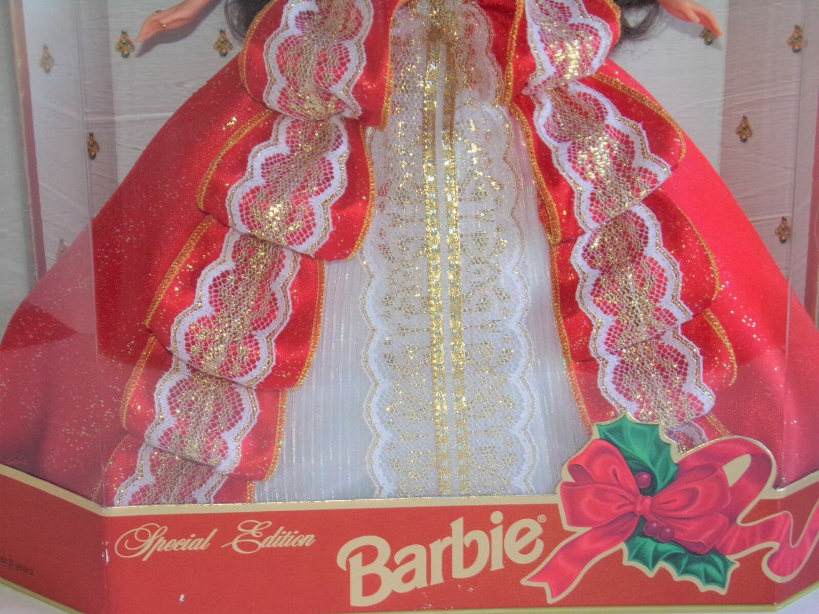 Barbie Happy Holidays Special Edition 1997 Red Ribbons Lace 10th ...