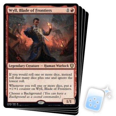 WYLL, BLADE OF FRONTIERS X4 Commander Legends: Battle For Baldur's Gate ...