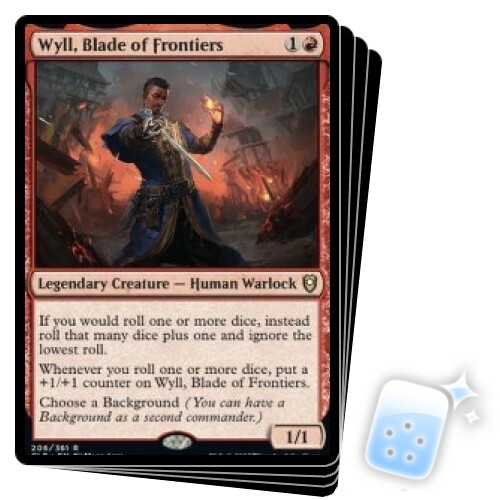 WYLL, BLADE OF FRONTIERS X4 Commander Legends: Battle For Baldur's Gate ...