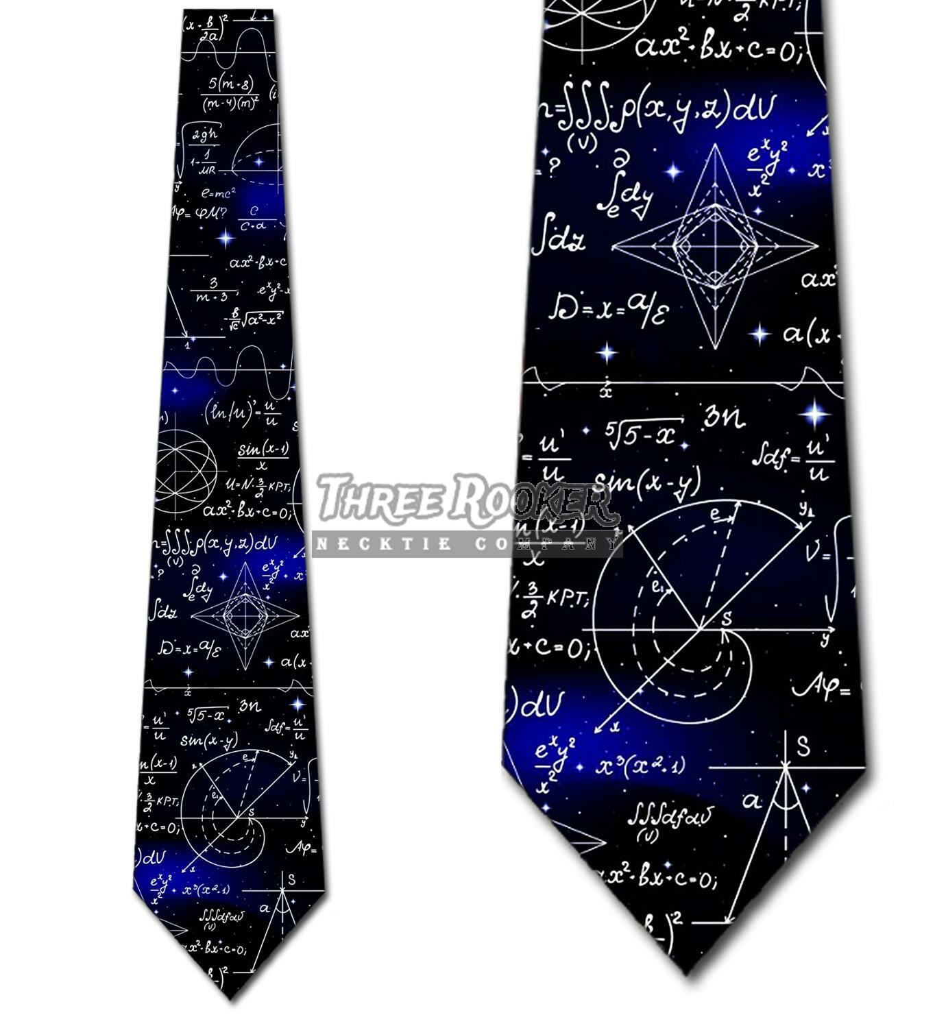 Physics Ties For Men Science Neckties Equation Tie | eBay