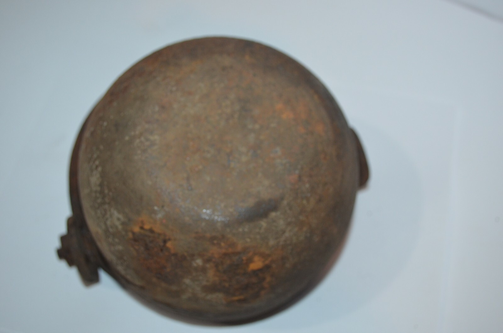 Rare Antique Heavy Iron Smelting-Blacksmith Crucible 9Pd Pot w Handle ...