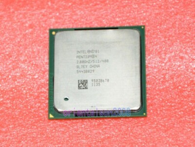 Intel Pentium 4 P4 2.8 GHz 512K 400MHz SL7EY Processor Socket 478 ...