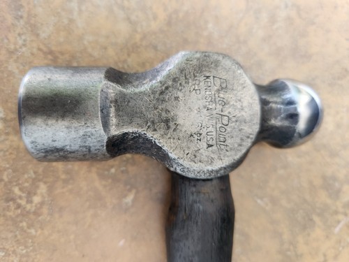 Vintage Blue Point 16oz Ball Peen Hammer Head Kenosha Wisconsin ...