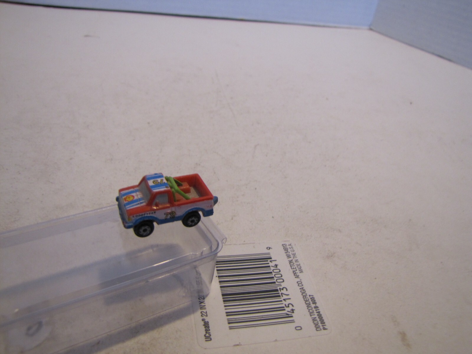 VTG 90'S MICRO MACHINES DATSUN SHELL GAS PICK UP TRUCK MULTICOLOR LOOSE ...
