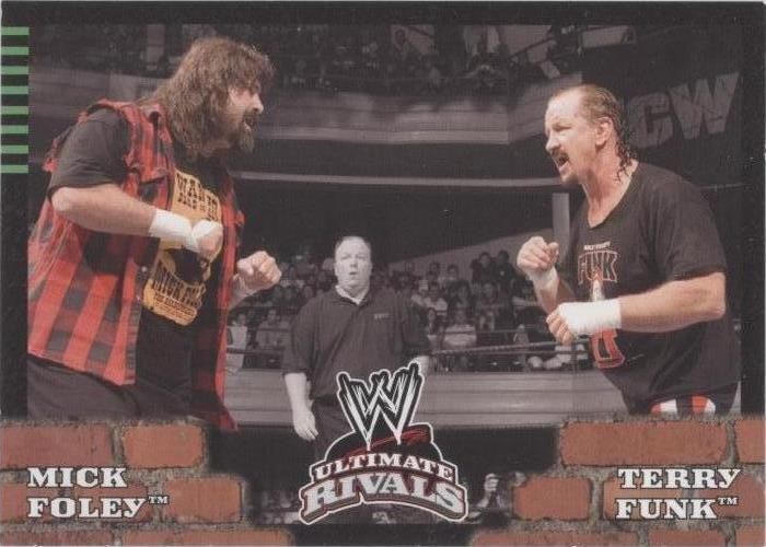 2008 Topps WWE Ultimate Rivals - Mick Foley, Terry Funk #77 for sale ...