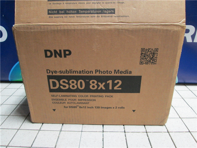 DNP Ds80 8 X 12 Inch Dyesub Printer Media Kit 220 Glossy Prints for ...