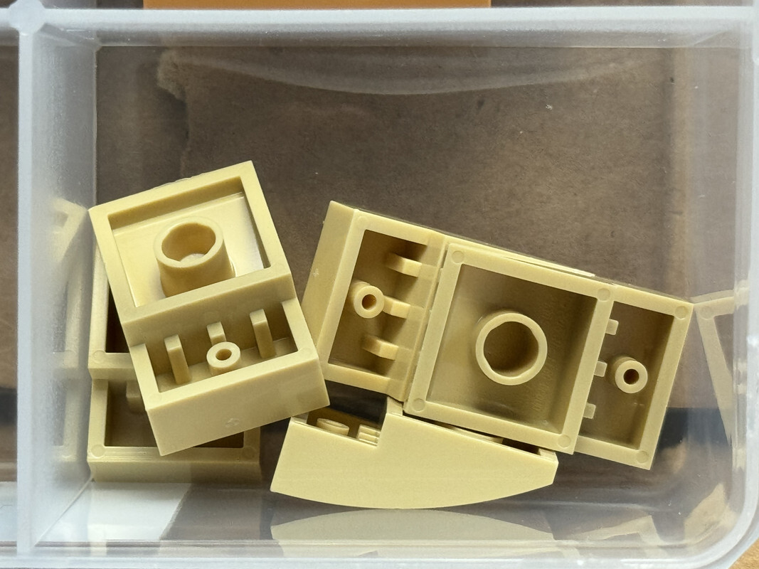 LEGO Parts - Tan Slope, Curved 3 x 2 - No 24309 - QTY 5 | eBay